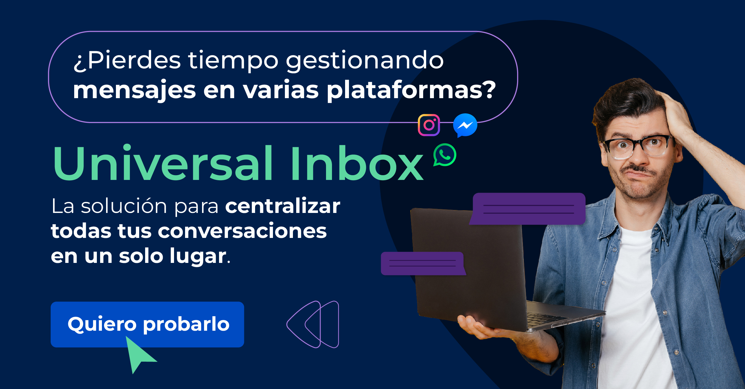 Universal Inbox | WhatsApp, Instagram, Messenger